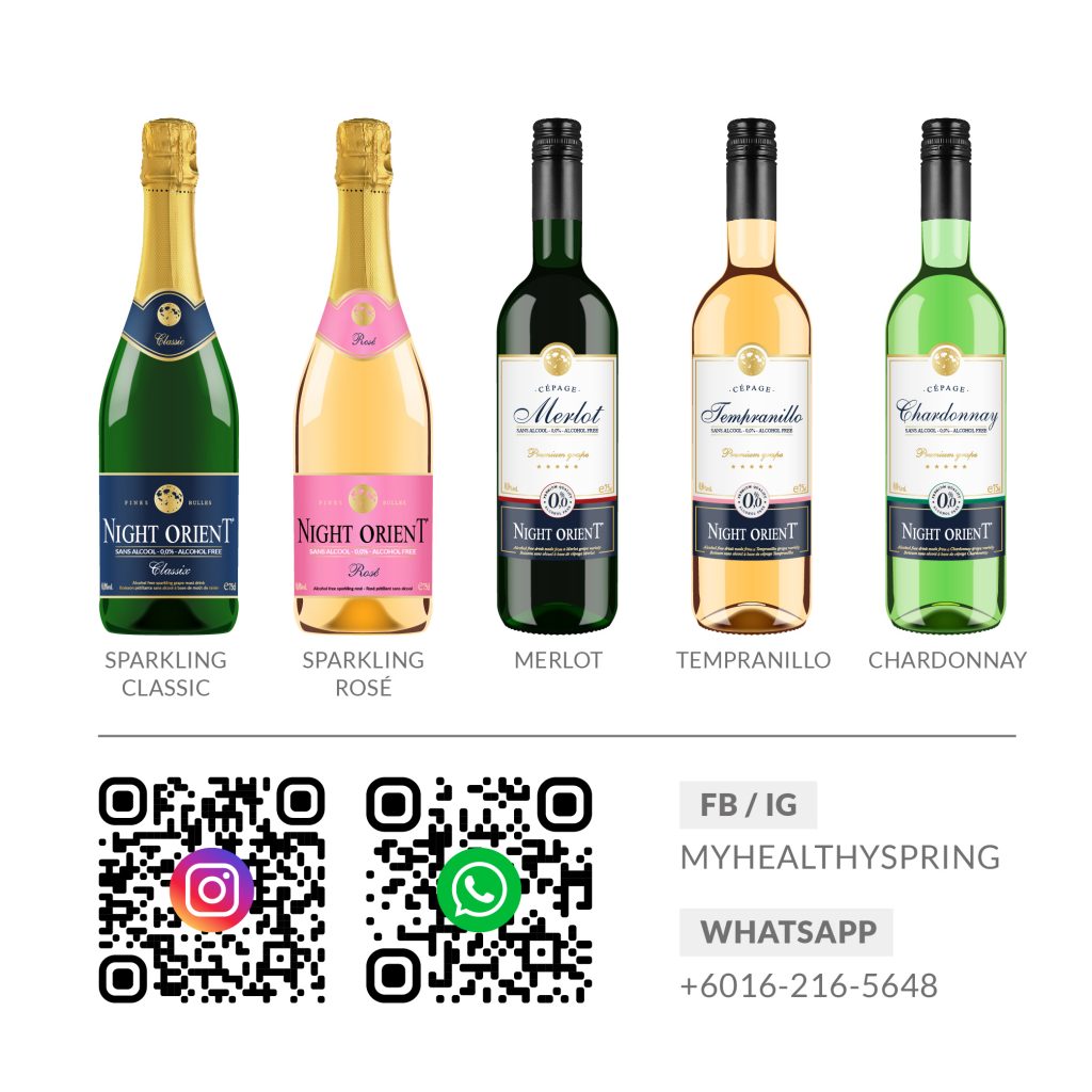 Sparkling Classic | Night Orient Non Alcoholic Wine | My Healthy Spring
